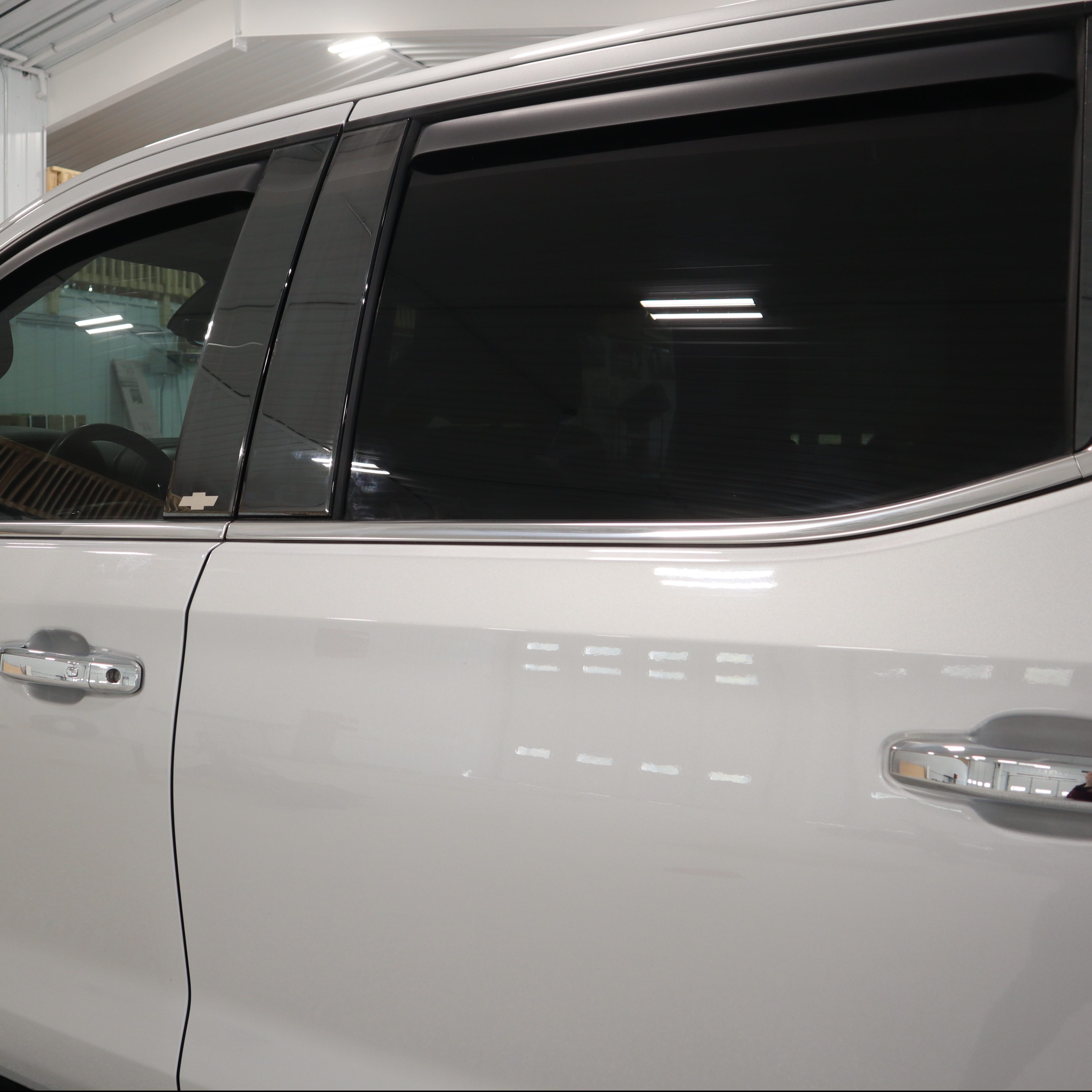 Chevy Bow Tie Logo Black Stainless Steel Pillar Post – Putco