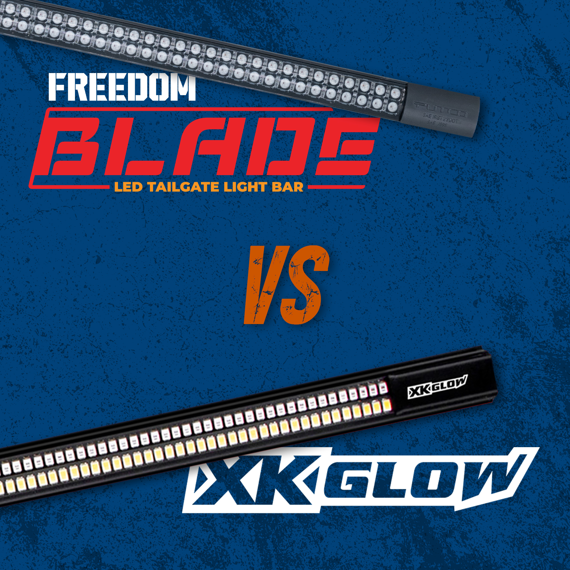 Putco Freedom Blade vs XKGlow Tailgate Light Bar