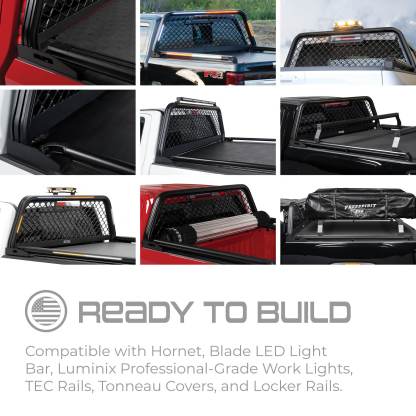 Putco BOSS™ Headache Rack with TEC Rails for 2025 Ram Truck 2500