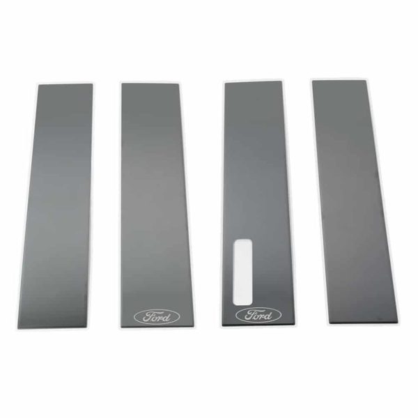 Putco Ford Logo Platinum Black Pillar Posts Trim Kit