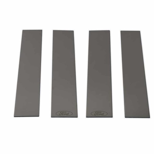Putco Ford Logo Platinum Black Pillar Posts Trim Kit