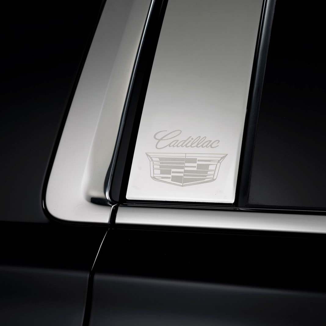 Cadillac Logo Stainless Steel Pillar Post Trim Kit – Putco