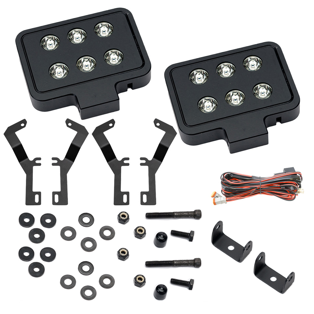 Hood Brackets For Led Pods Buy ONINE Drop Steps Custom Fit 2019-2024 ...