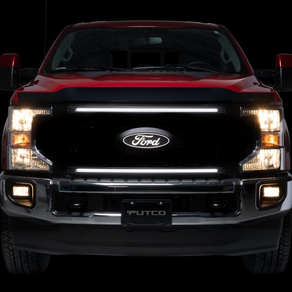 310208 - Putco Virtual DRL LED Light Grille Bar - Single 8" Pair Light ...