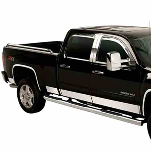 9751234 - Putco Premium Stainless Steel Rocker Panels Kit Fits Chevy ...